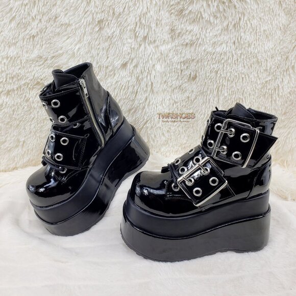 Demonia | Shoes | Bear 4 Platform Ankle Boots Goth Punk Rave | Poshmark
